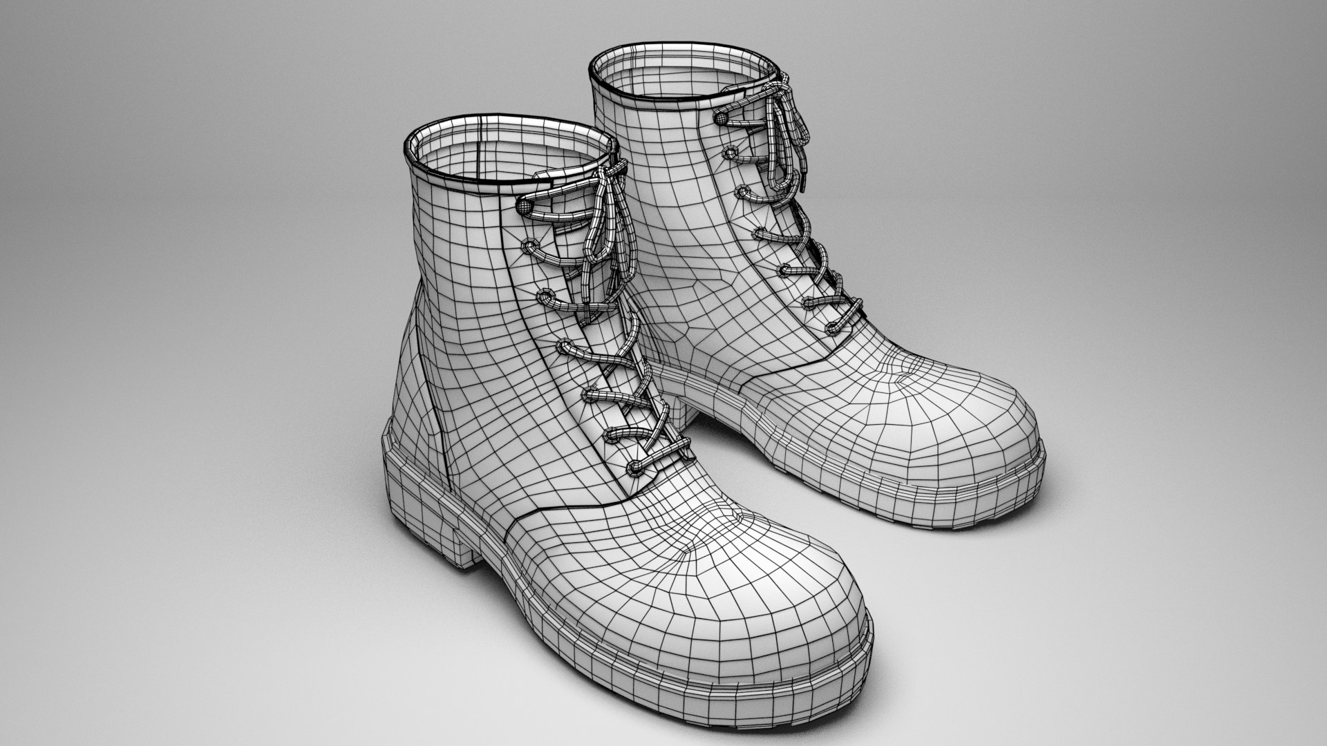 Leather Boots 3D Model - TurboSquid 1904887