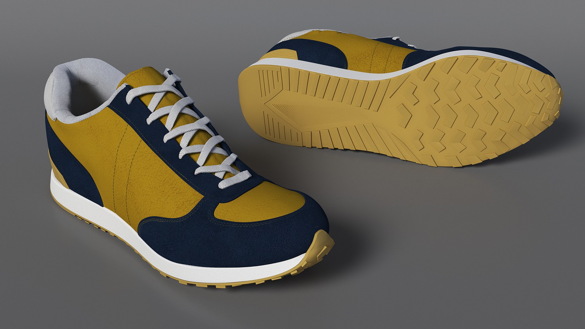 Classic Running Shoes Fur 3D Model - TurboSquid 2211424