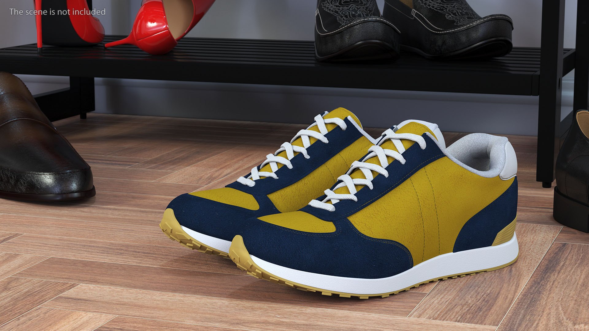 Classic Running Shoes Fur 3D Model - TurboSquid 2211424