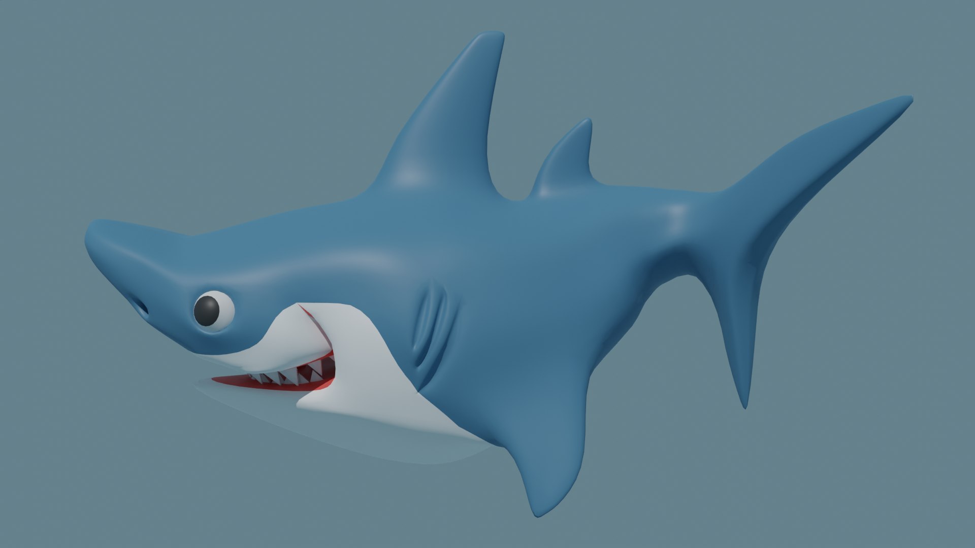 3D Happy Shark Model - TurboSquid 2209949