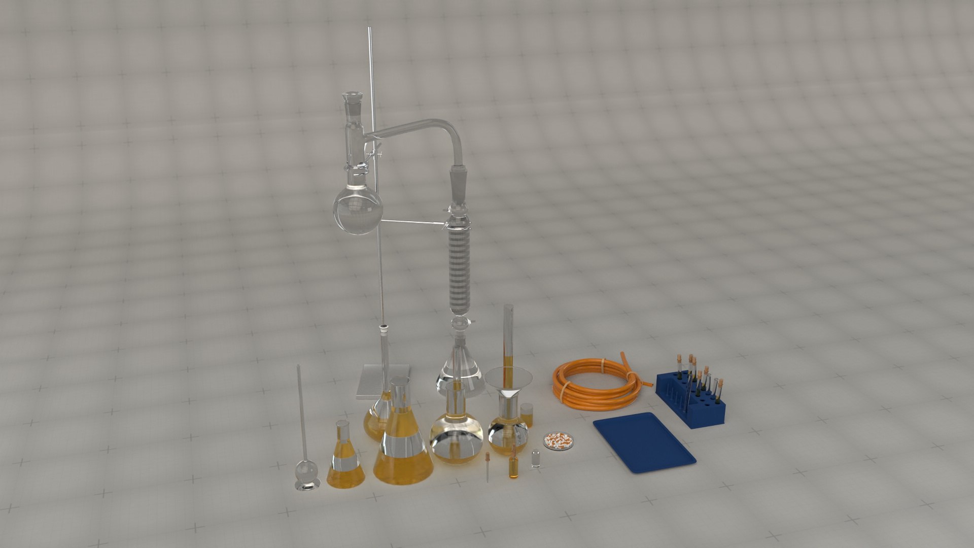 Chemistry Lab 3D Model - TurboSquid 1393387