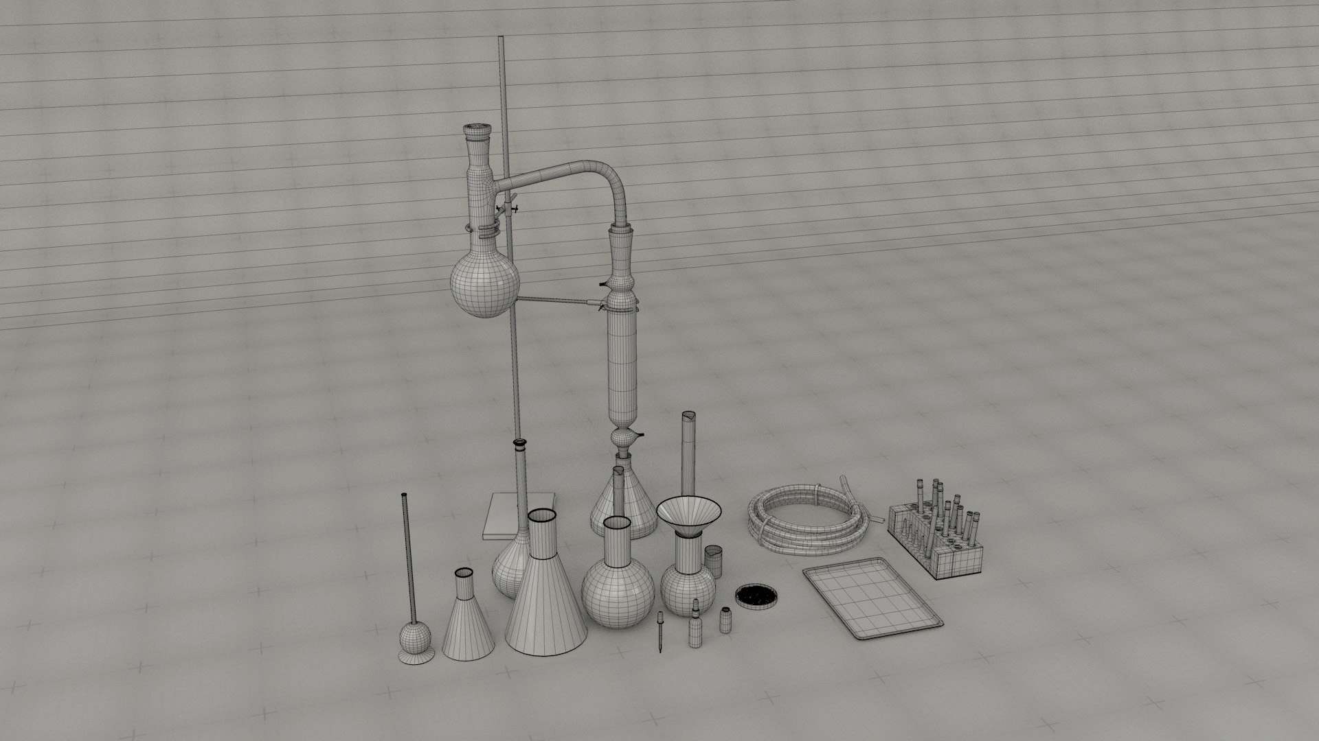 Chemistry Lab 3D Model - TurboSquid 1393387