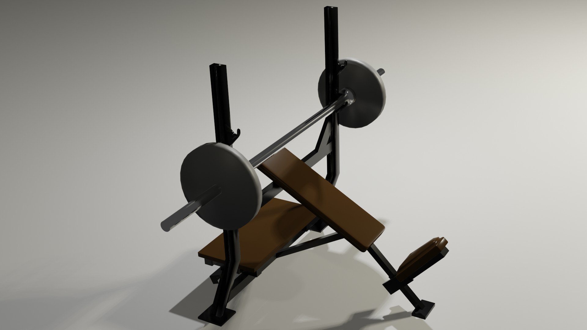 3D Gym Pack 3 Applaiances Treadmill Bench And Rowing Machine Model ...