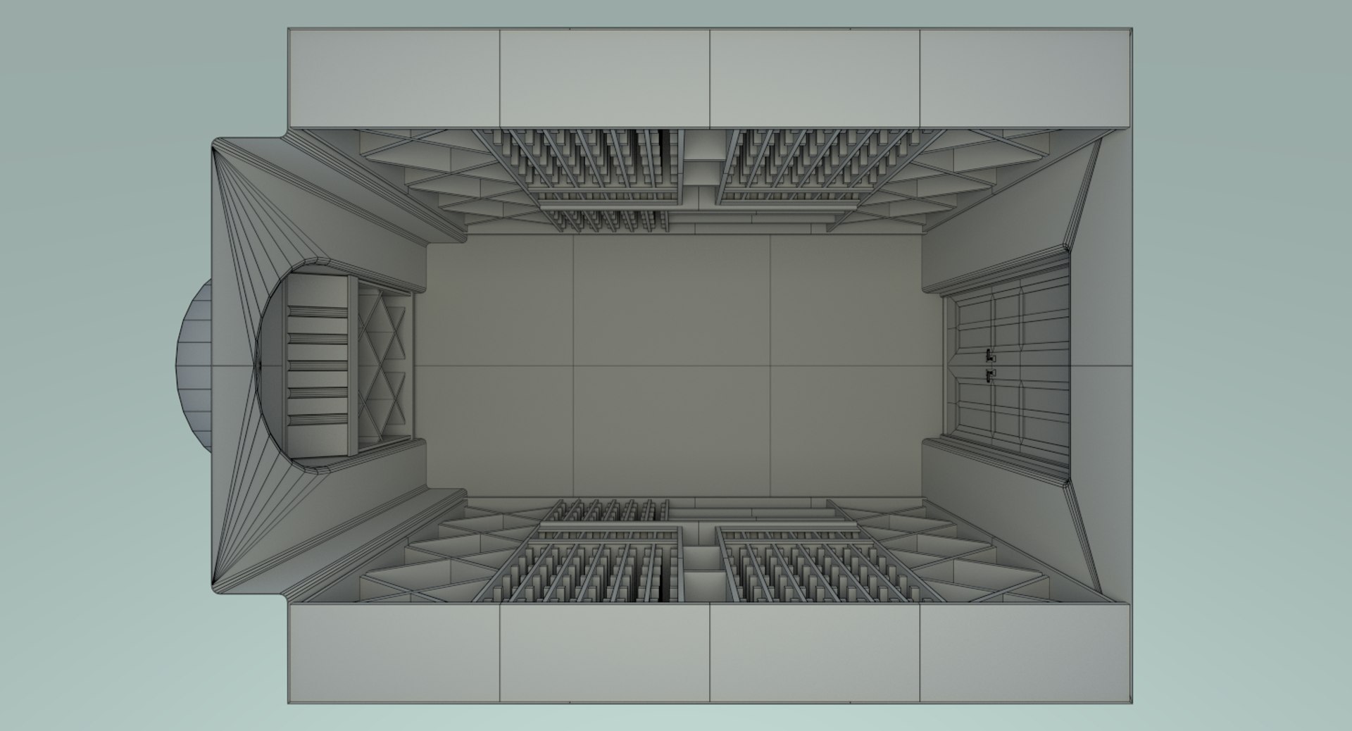 3d wine cellar model