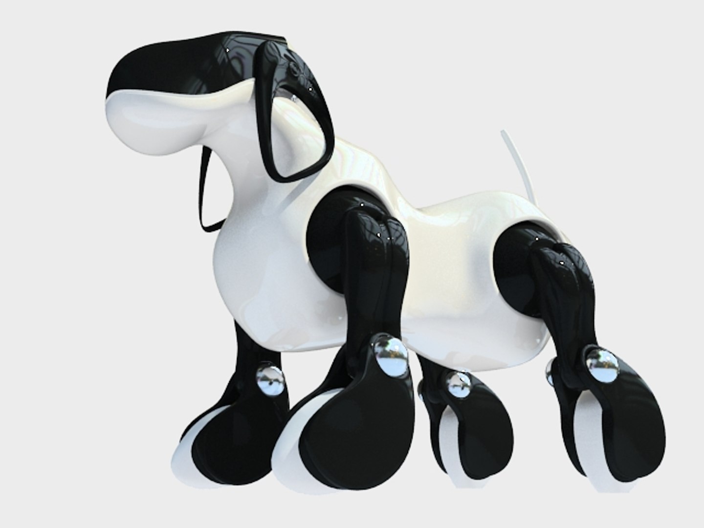 3d Aibo Robotic Model