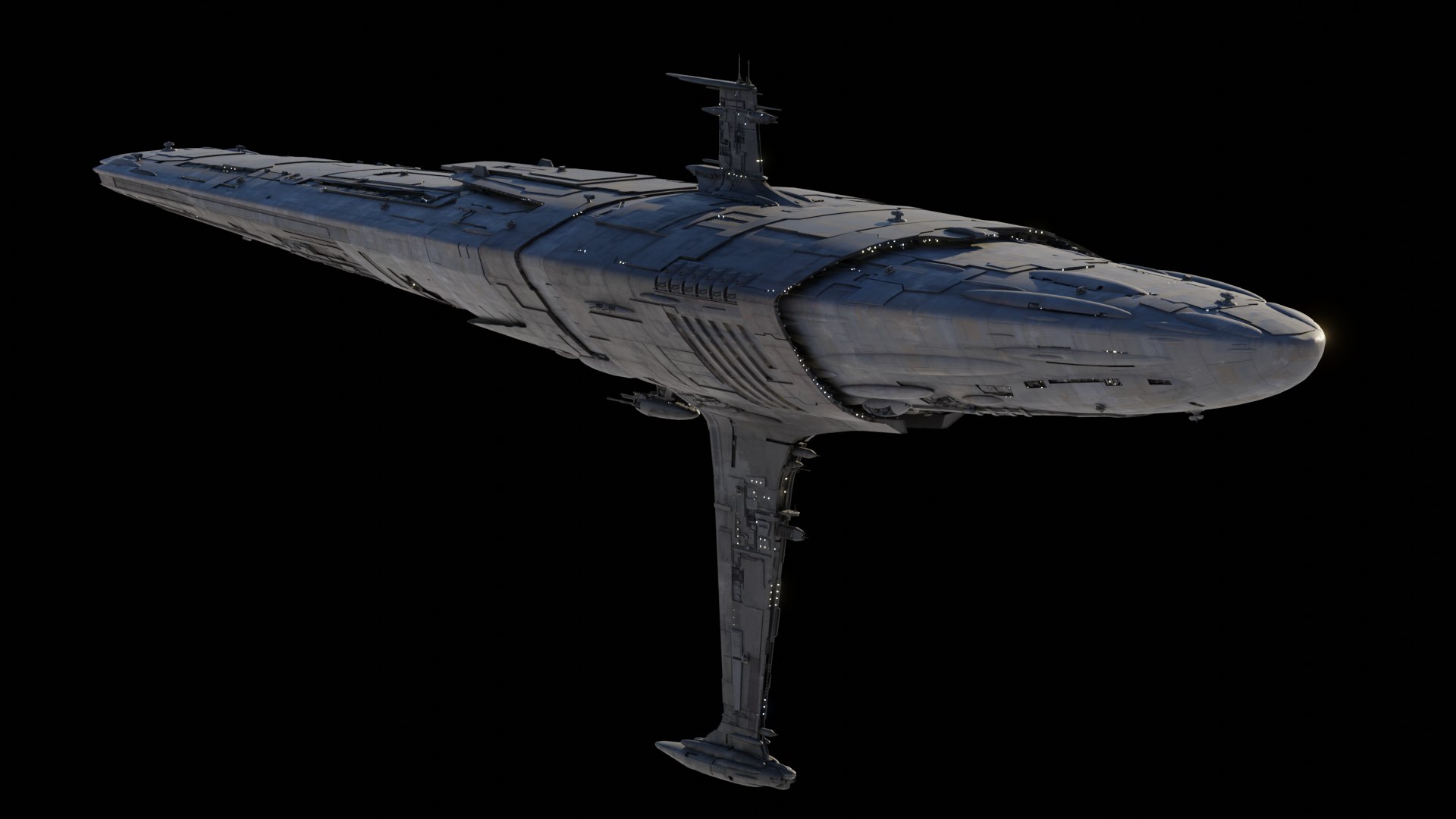 3D Model MC75 Star Cruiser - TurboSquid 2135351