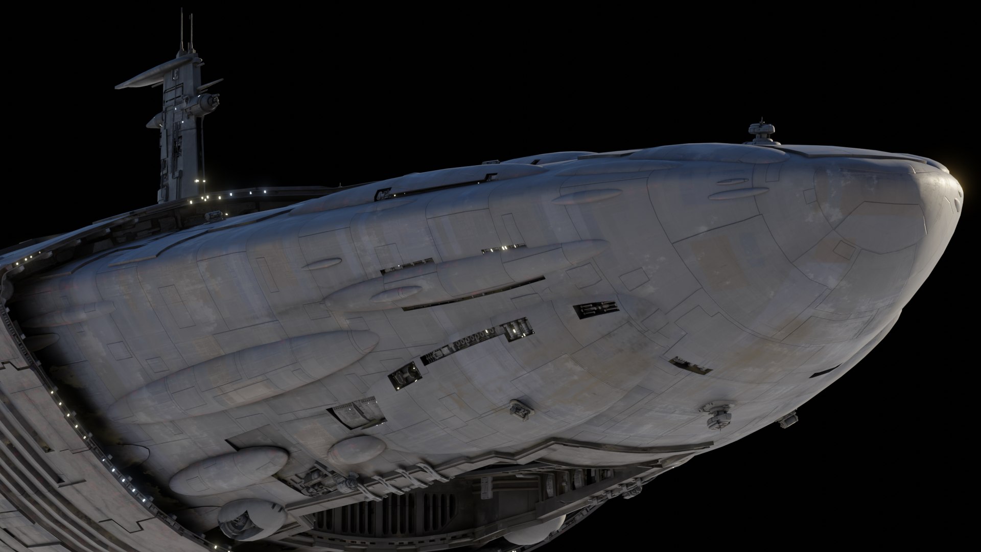 3D Model MC75 Star Cruiser - TurboSquid 2135351