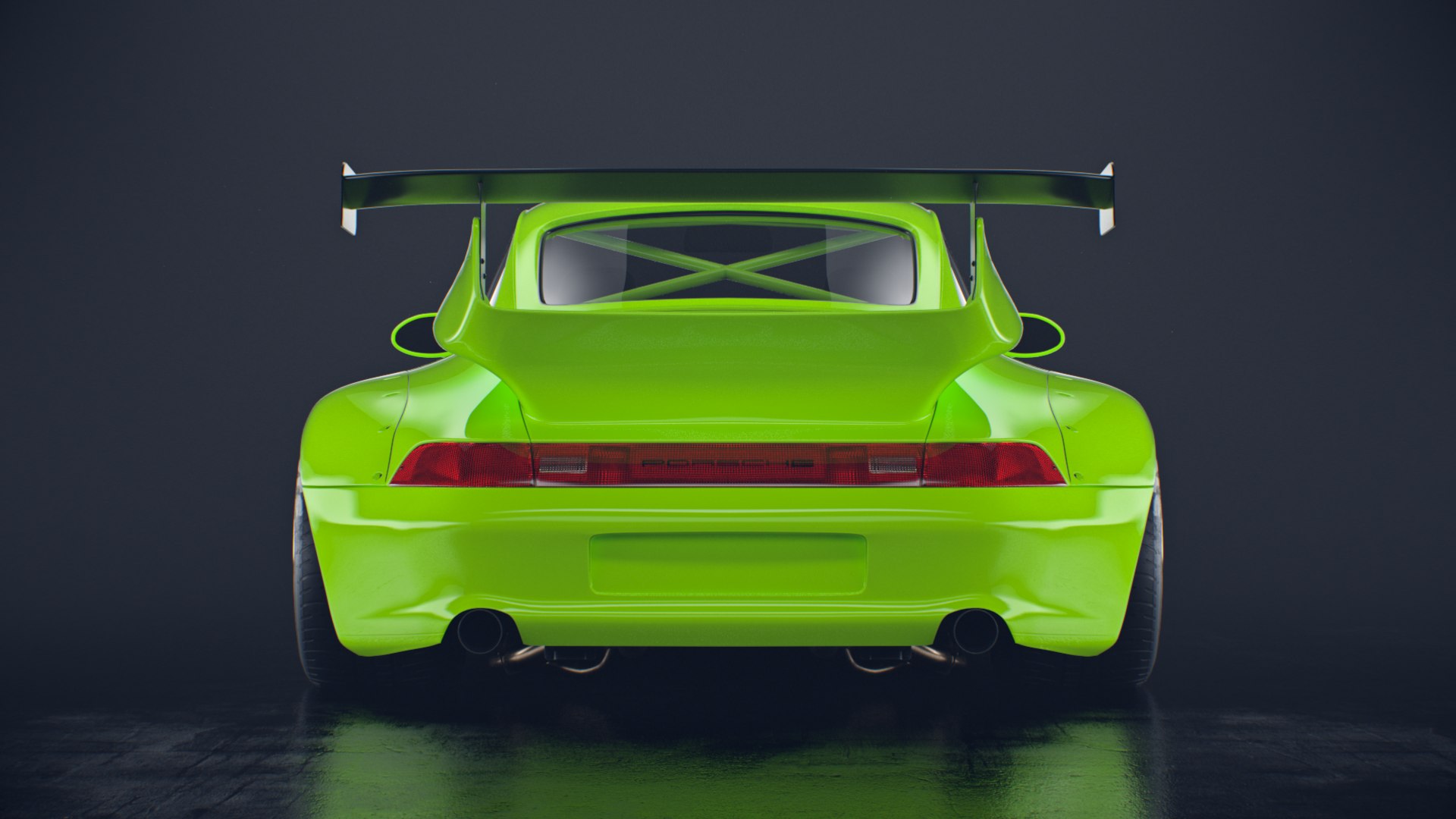 Porsche 911 993 Rwb 3D - TurboSquid 1542380