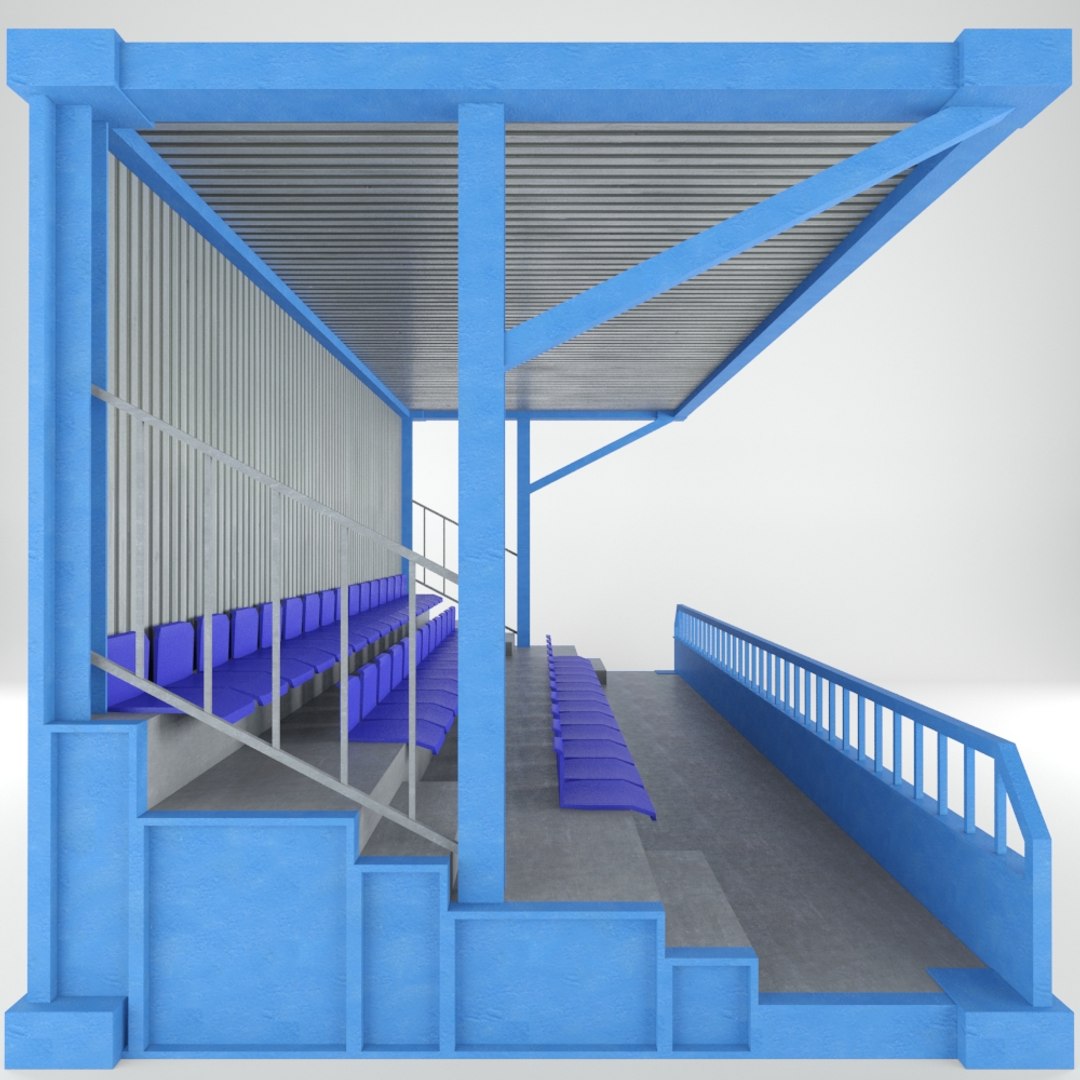 3D Model Bleachers | 1143869 | TurboSquid
