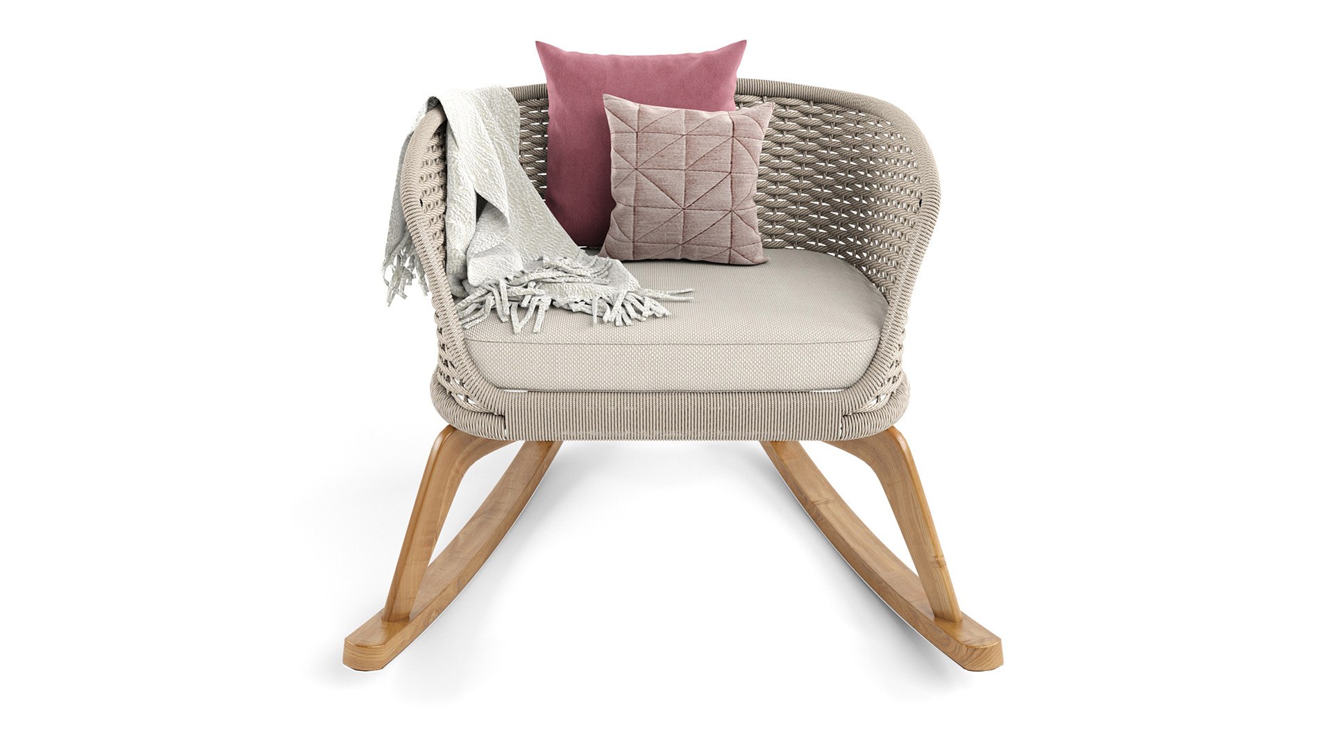 Ludo Rocking Armchair By Atmosphera 3D Model - TurboSquid 1829882