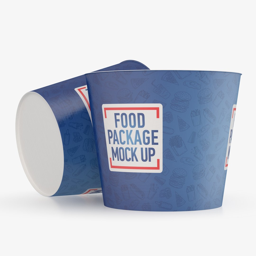 Fast food bucket 3D - TurboSquid 1331403