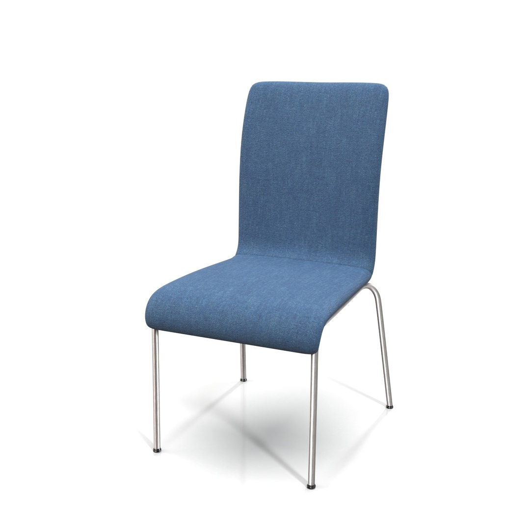 3D Room Essentials Upholstered Stacking Chair PBR Model - TurboSquid ...