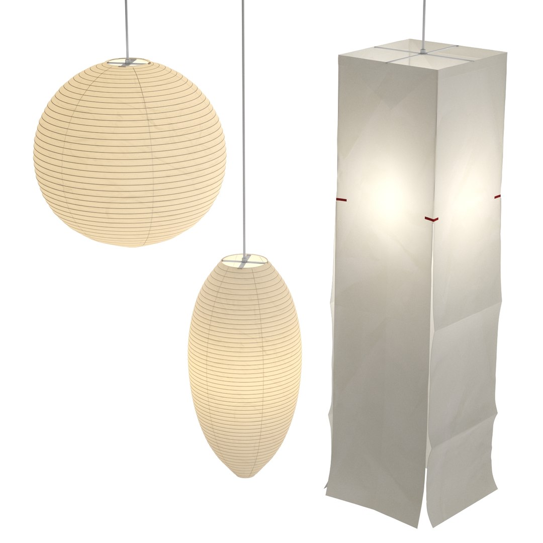 Akari Paper Japan Lantern Model - TurboSquid 1557985