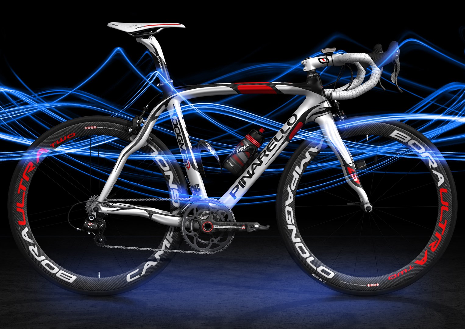 Pinarello Road Bike Rigged 3d Model
