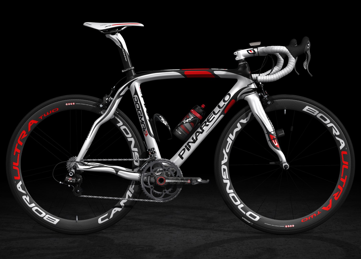 Pinarello Road Bike Rigged 3d Model