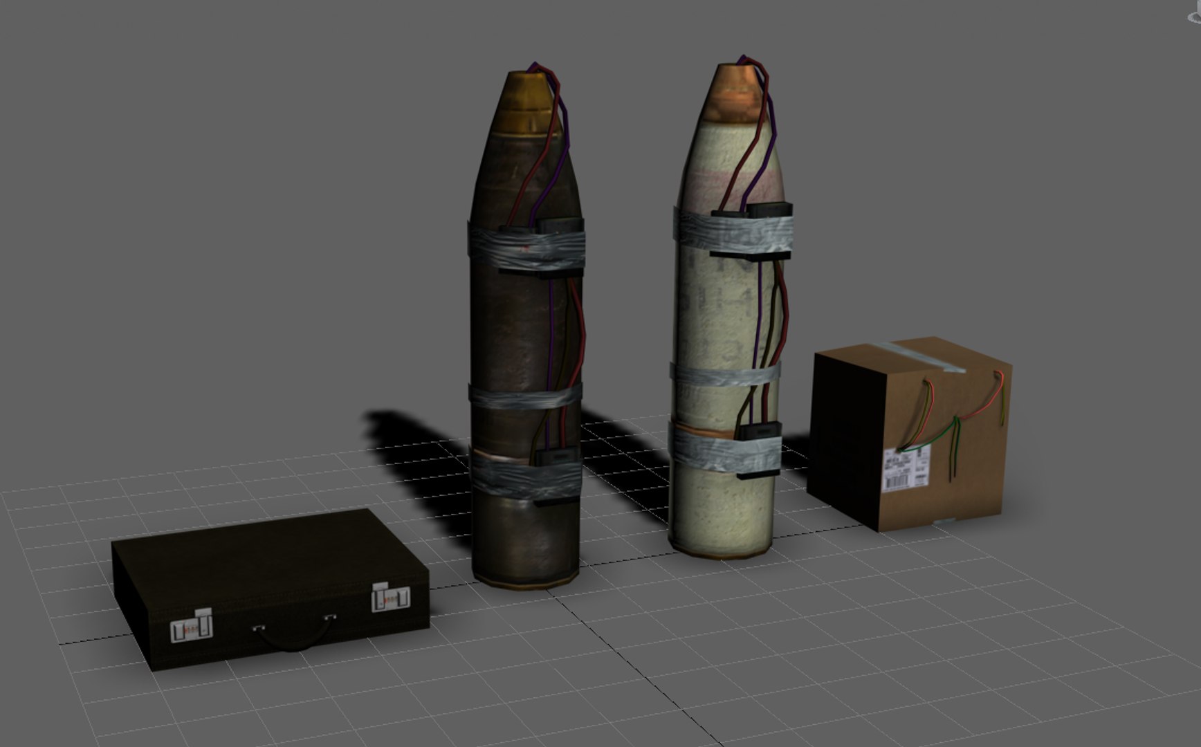 3d Model Improvised Remote Ied