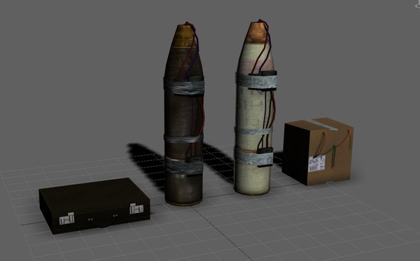 3d model improvised remote ied