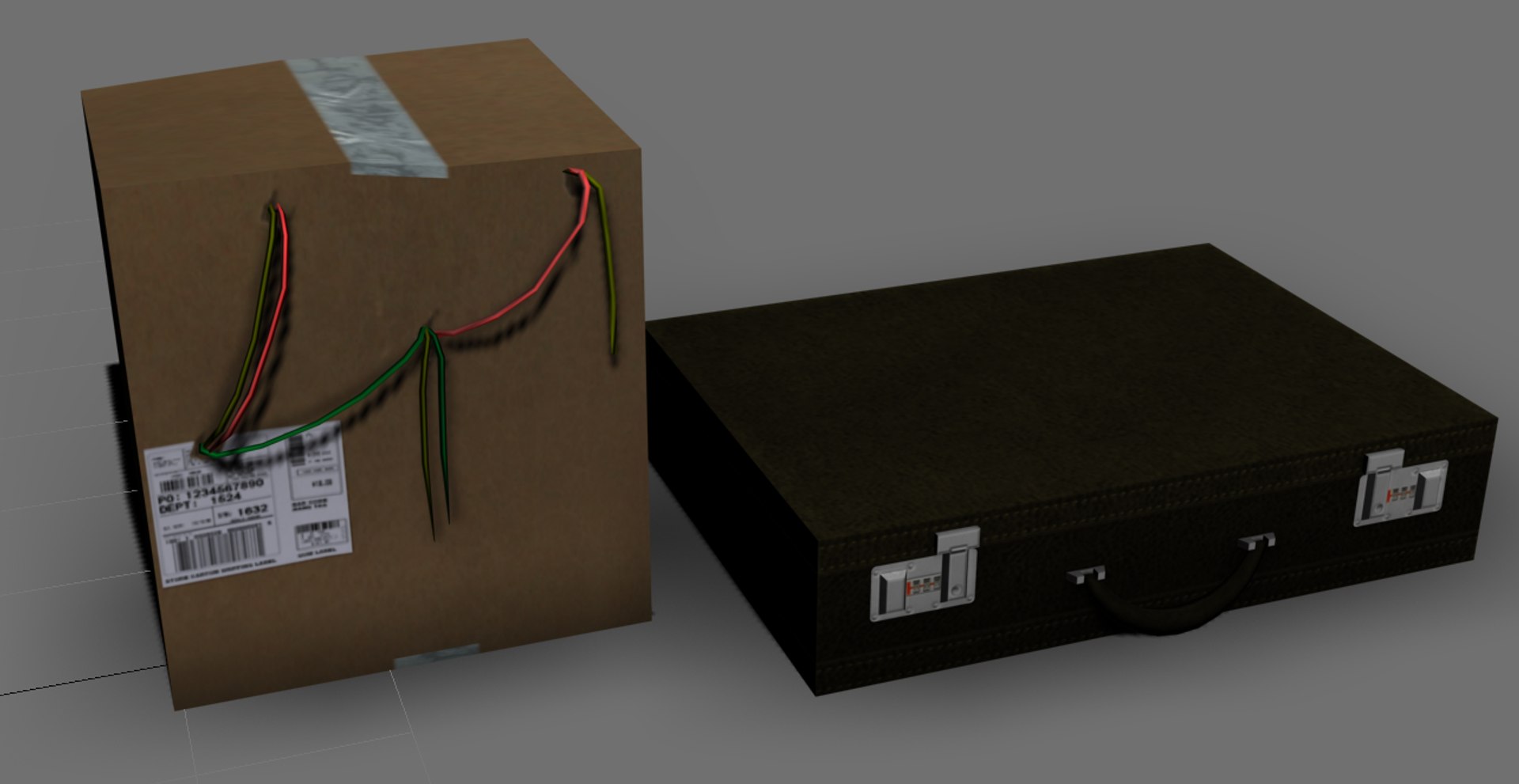 3d Model Improvised Remote Ied