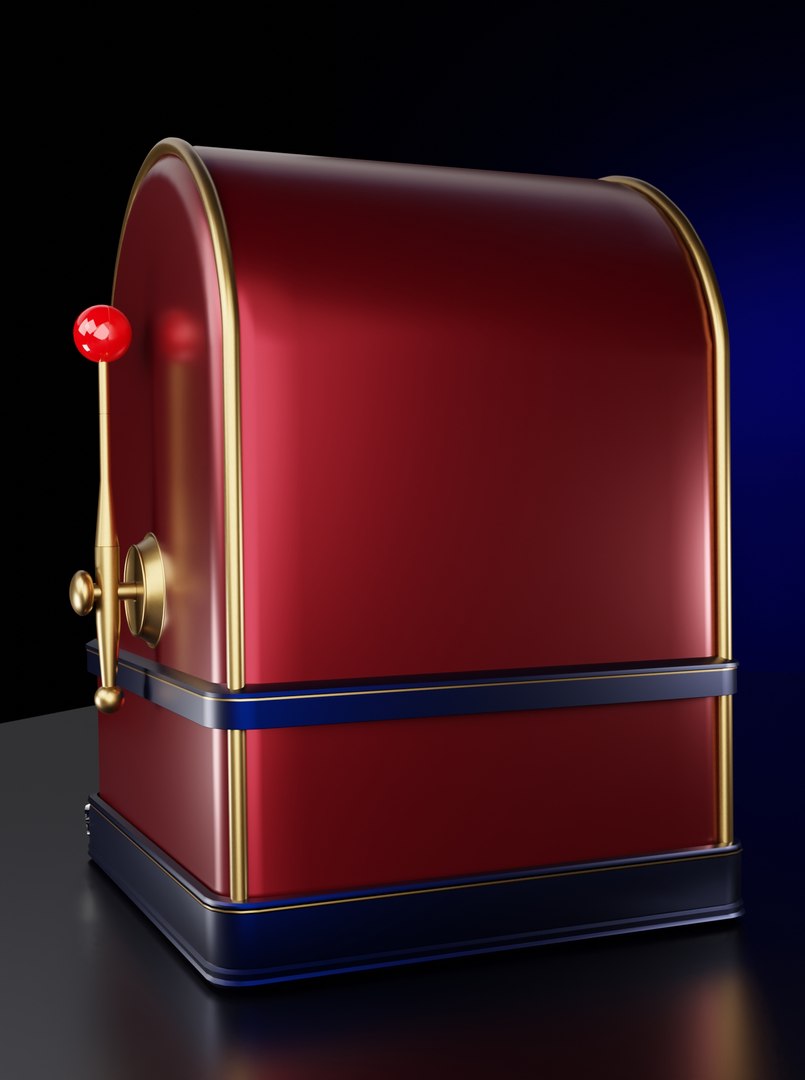 3D Model Vintage Stylized Casino Slot Machine - TurboSquid 2038813