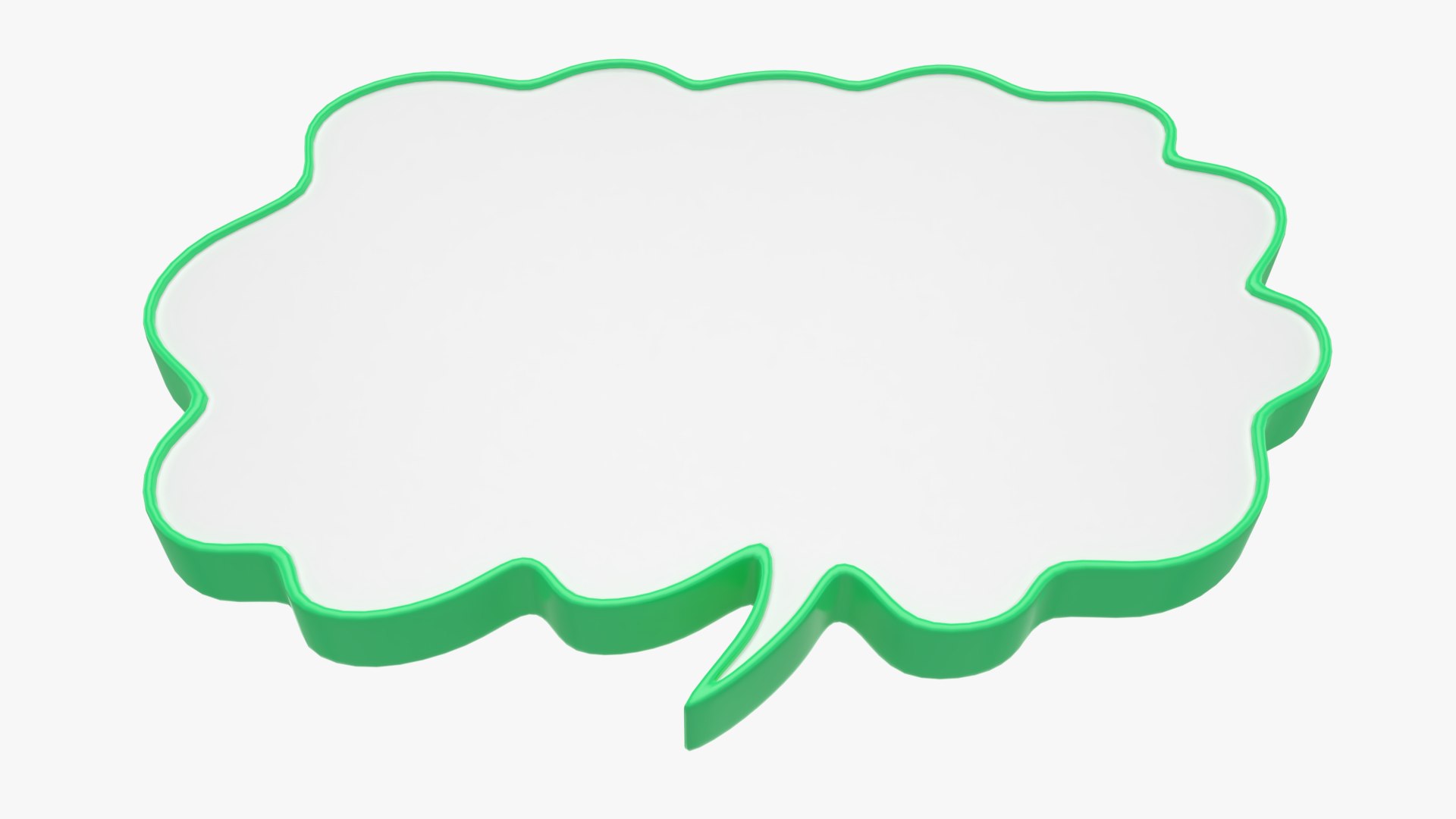 3D Wavy Weak Speech Bubble - TurboSquid 1978631