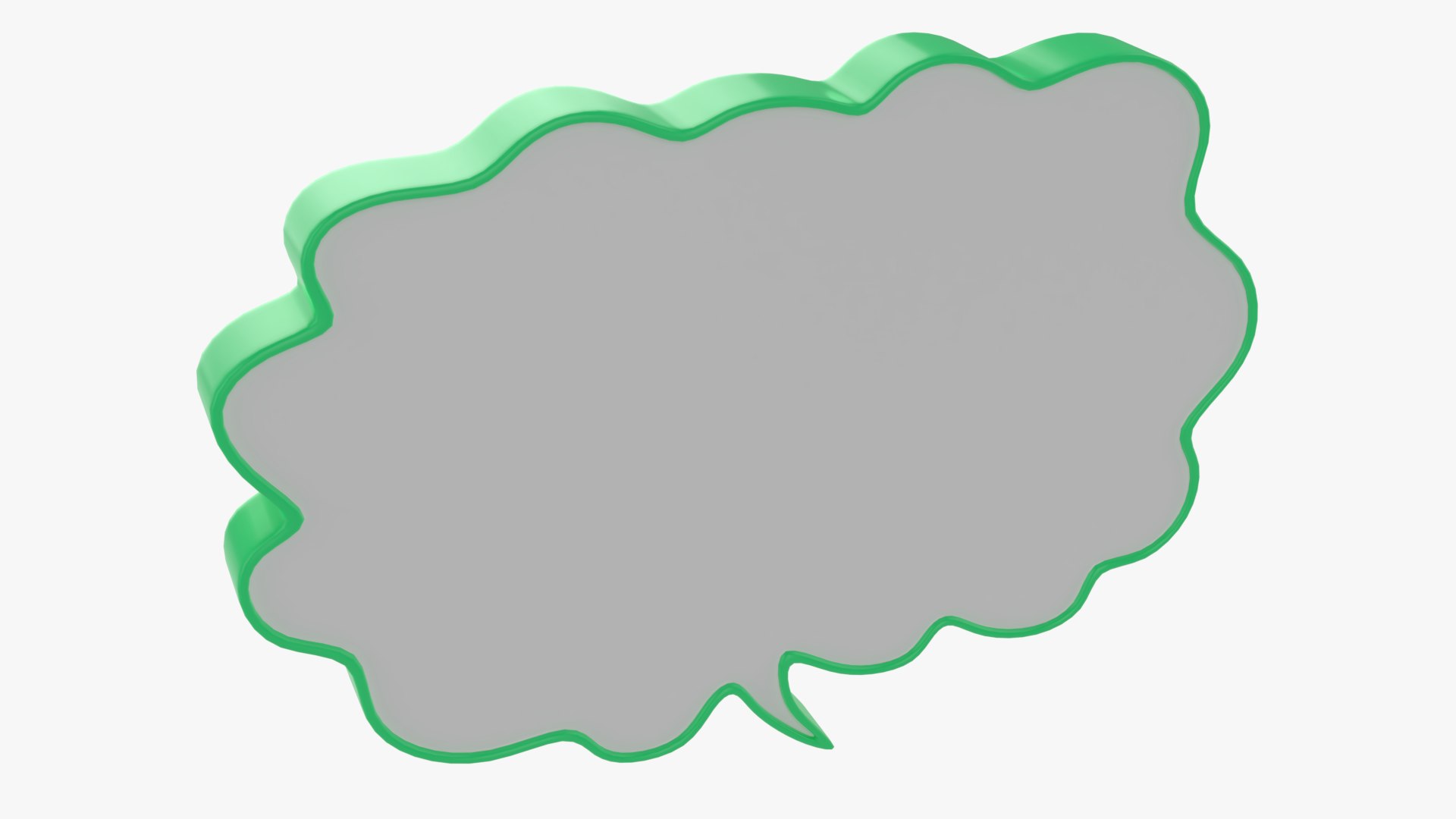 3D Wavy Weak Speech Bubble - TurboSquid 1978631