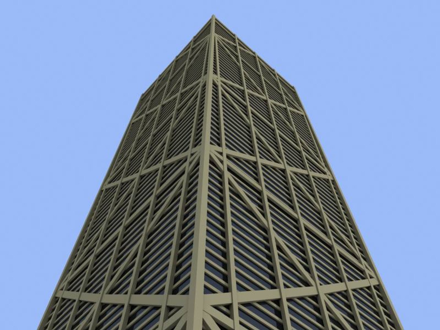 3d John Hancock Center Buildings