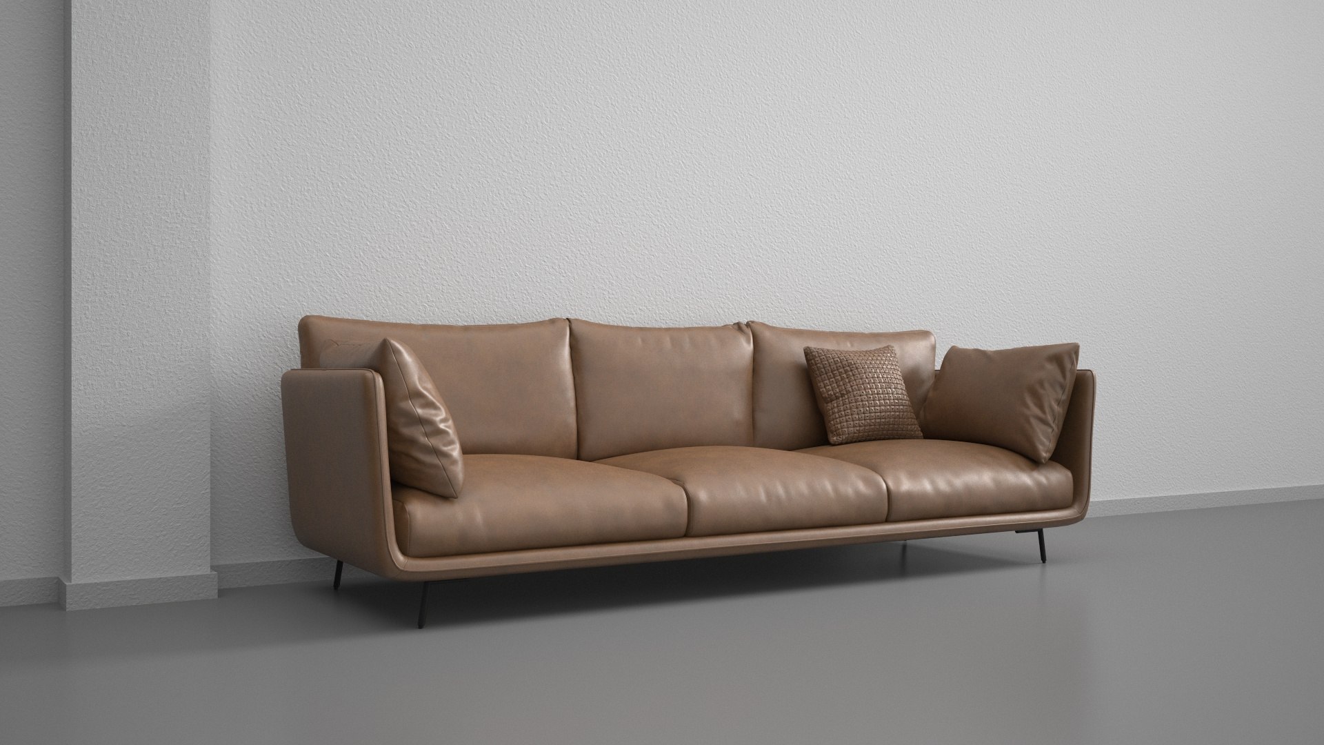 Leather Sofa 3D Model - TurboSquid 2184658