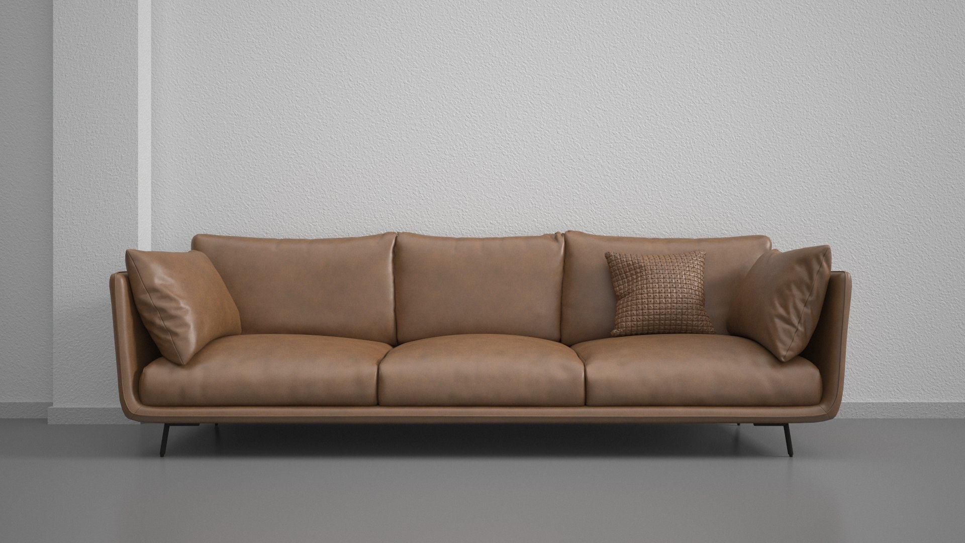 Leather Sofa 3D Model - TurboSquid 2184658