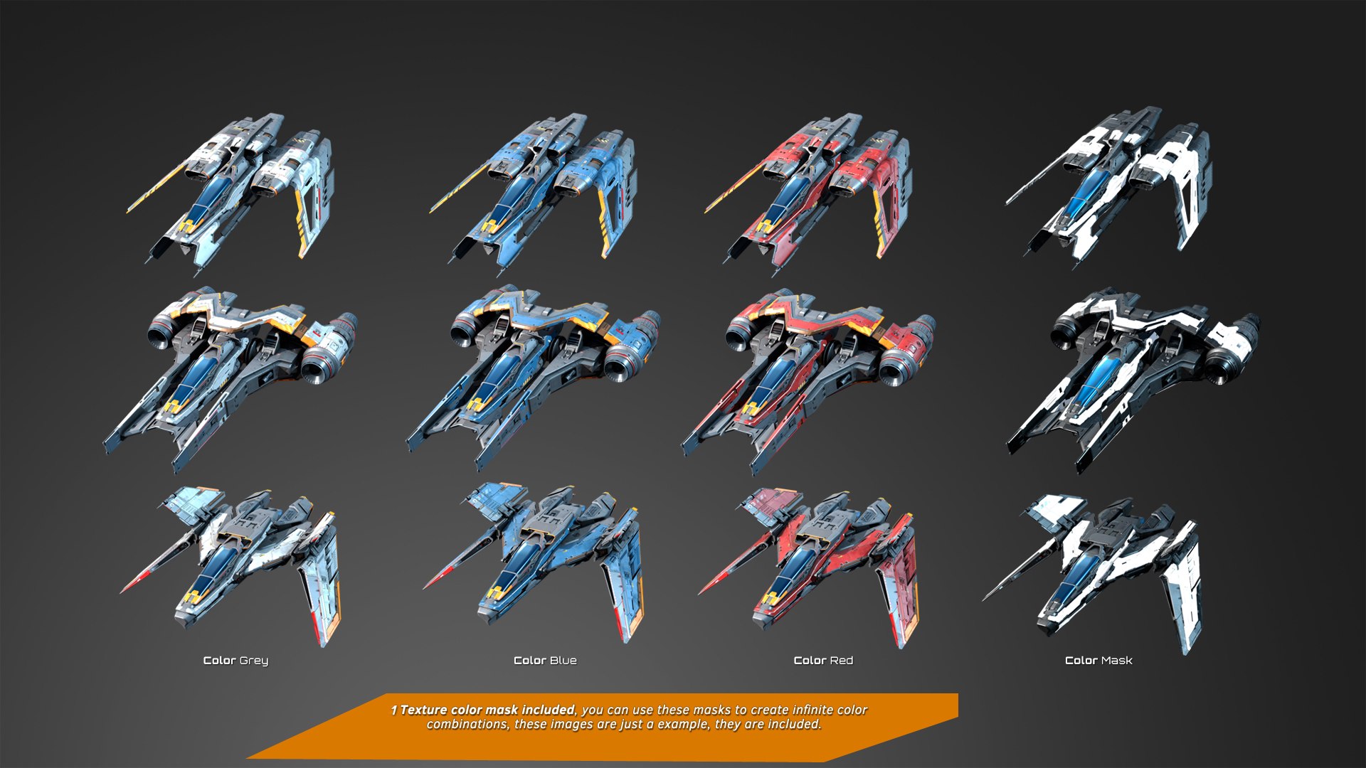 SF Multirole Fighter - MODULAR Model - TurboSquid 1787116