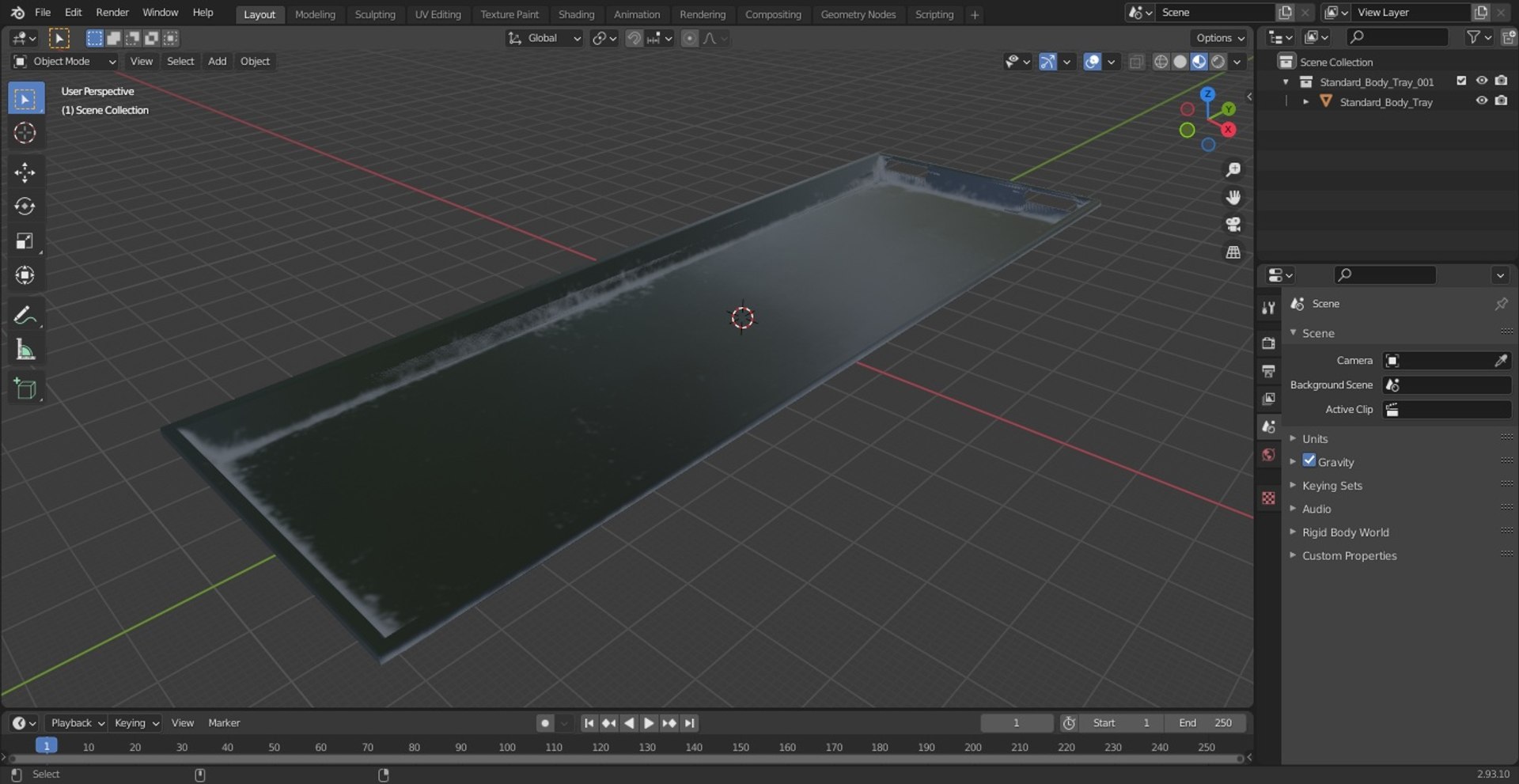 3D Standard Body Tray - TurboSquid 1971786