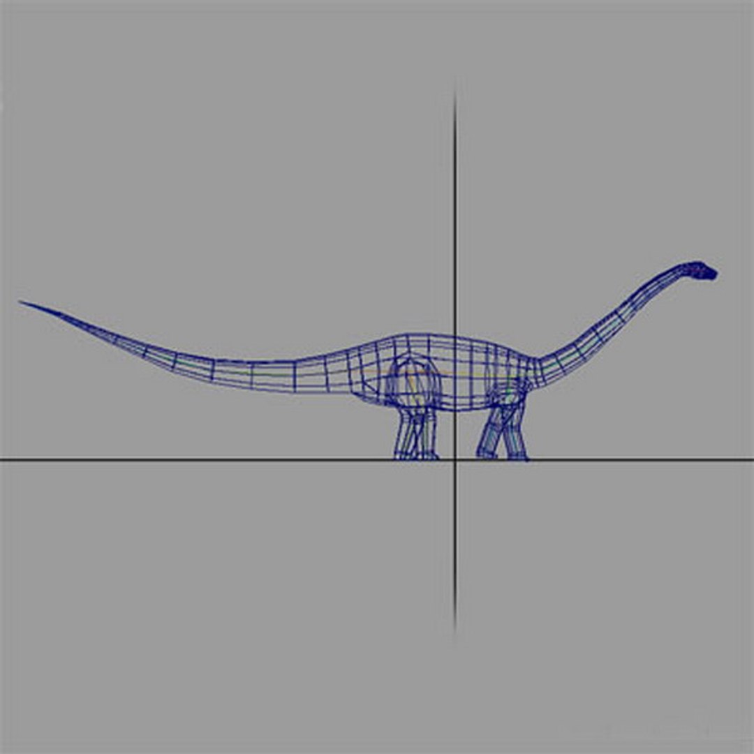 3d Max Diplodocus Dinosaur
