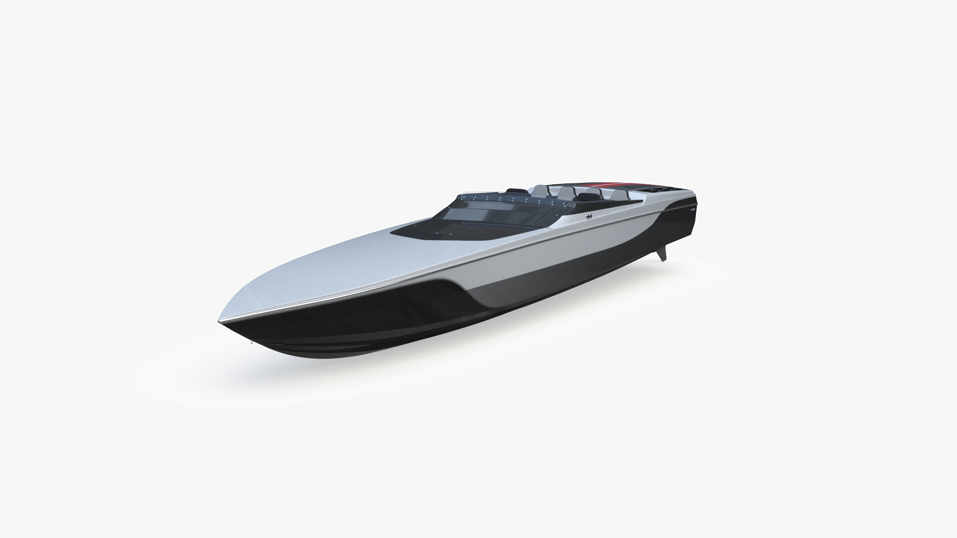 Speedboat Gray 3D - TurboSquid 2284530