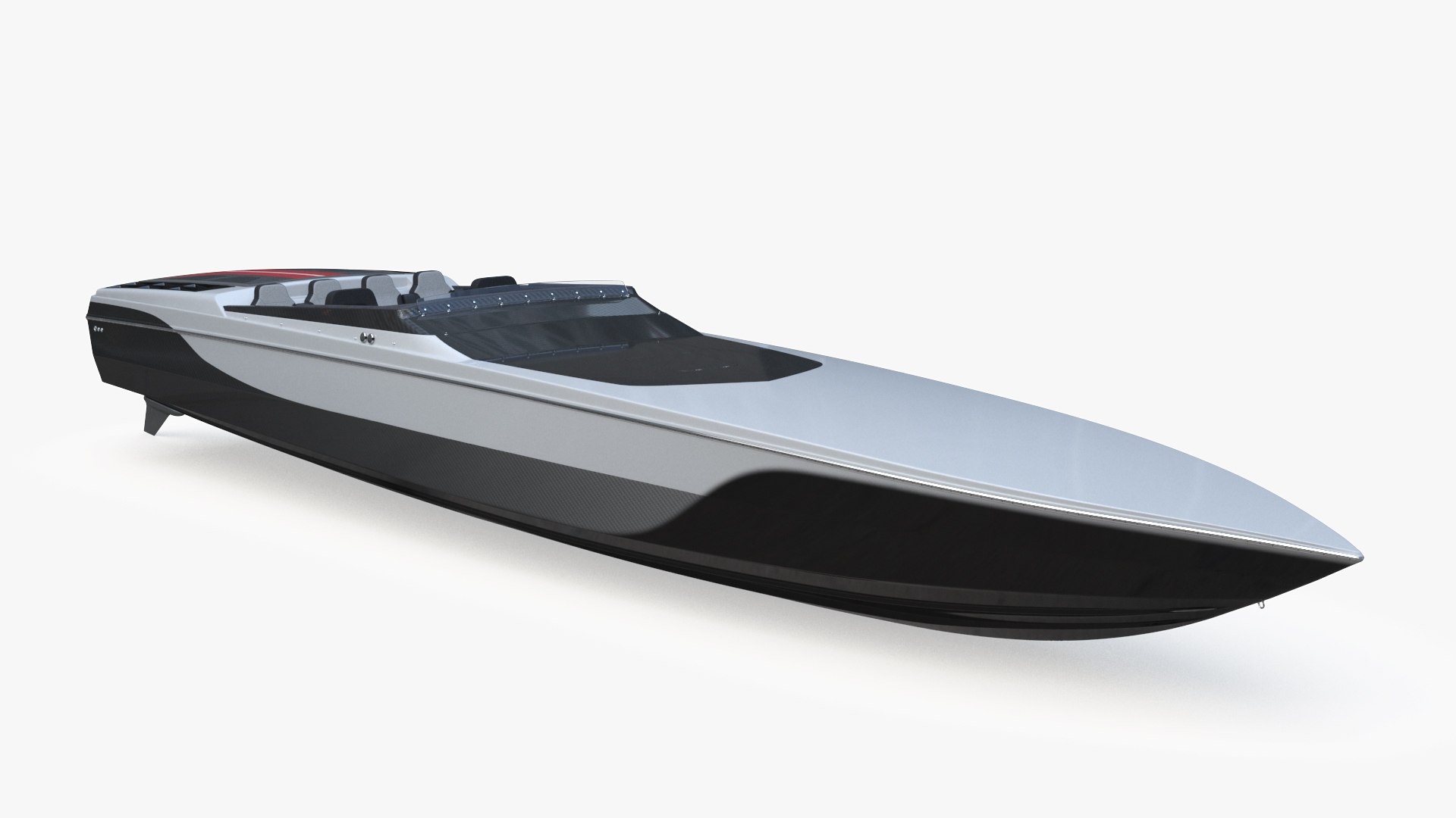 Speedboat Gray 3D - TurboSquid 2284530