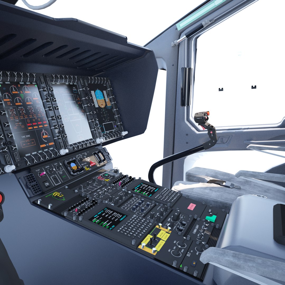 3D Realistic Airbus H160 Interior - TurboSquid 1517979
