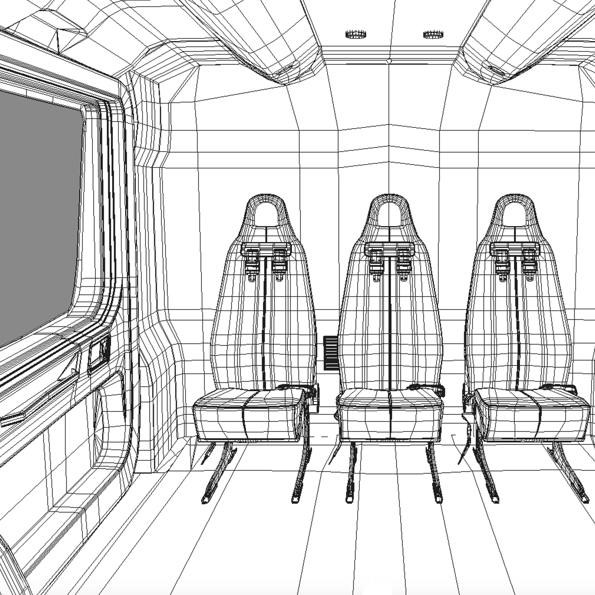 3D realistic airbus h160 interior - TurboSquid 1517979