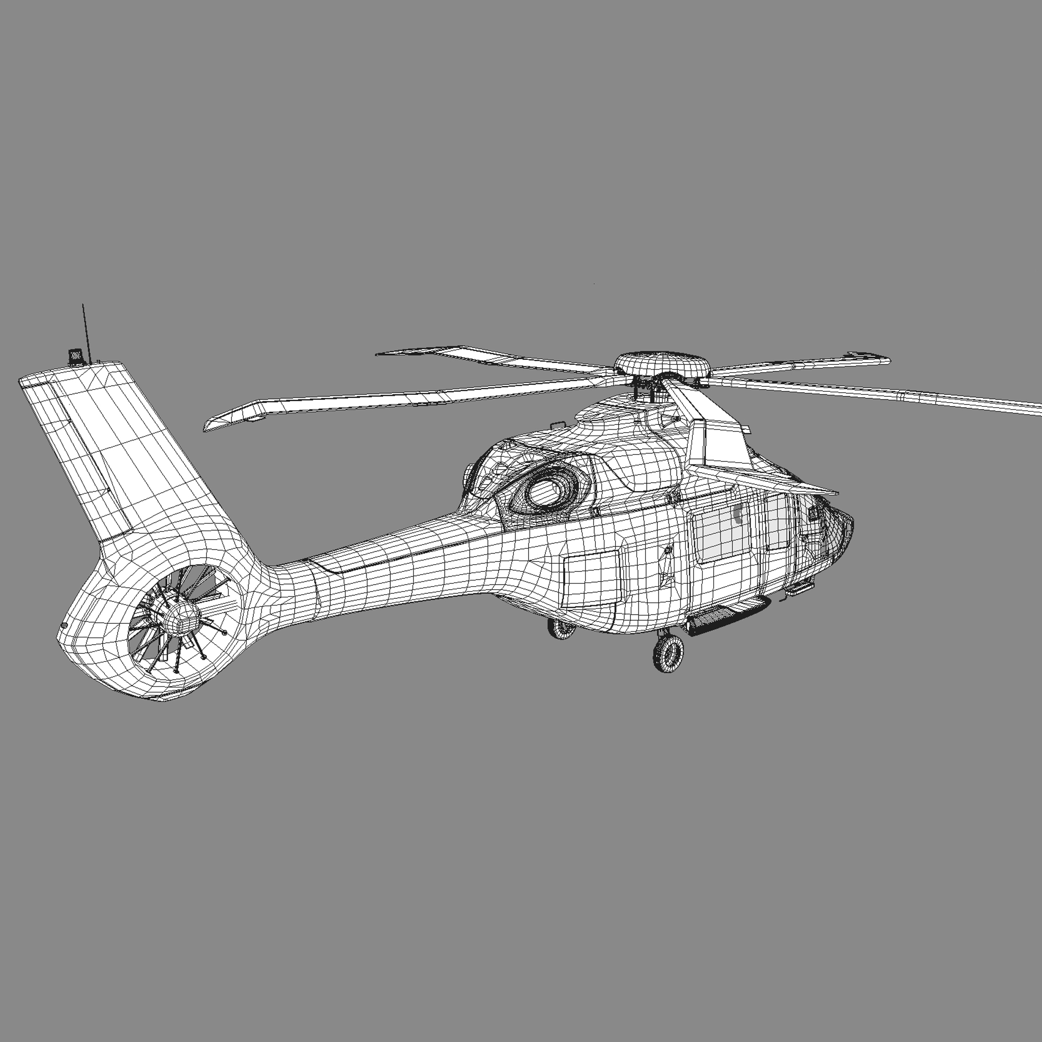 3D realistic airbus h160 interior - TurboSquid 1517979