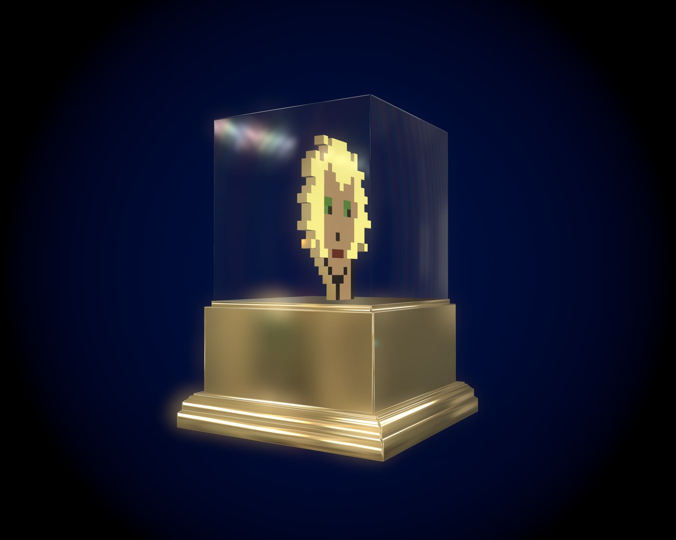 3D Gold Punk Model - TurboSquid 1816012