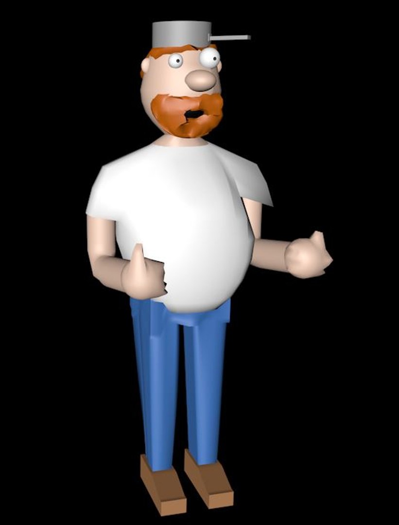3D Model Crazy Dave - TurboSquid 1178843