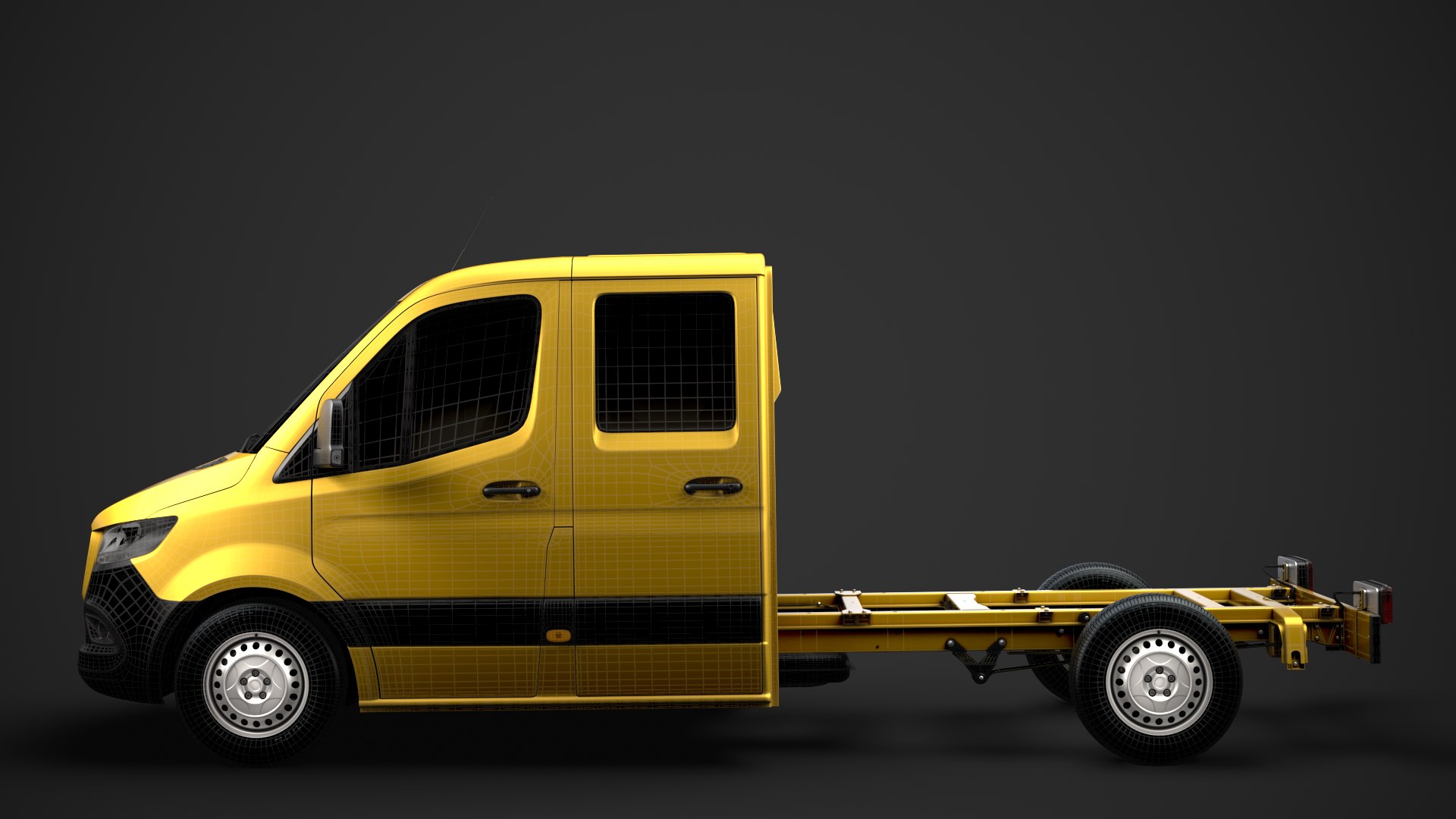 Freightliner sprinter chassis crew 3D - TurboSquid 1453788