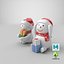 Snowman figures 2 3D model - TurboSquid 1514244