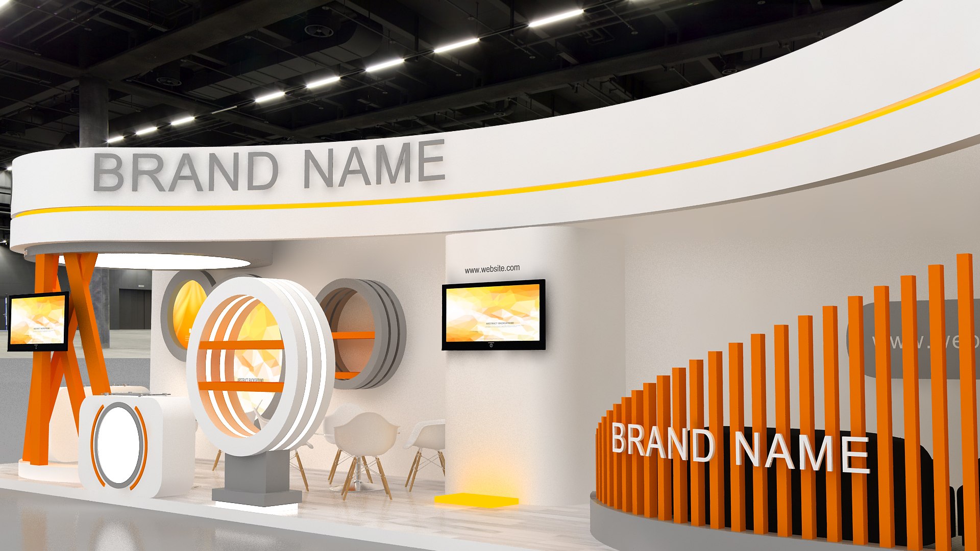 3D 3D Exhibition - TurboSquid 2154202