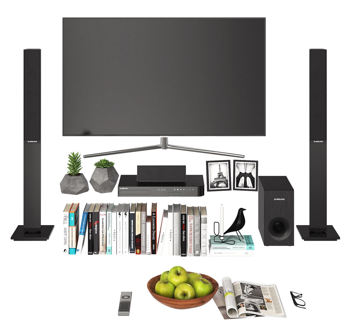 Samsung Tv Modern Living 3D Model - TurboSquid 1265114