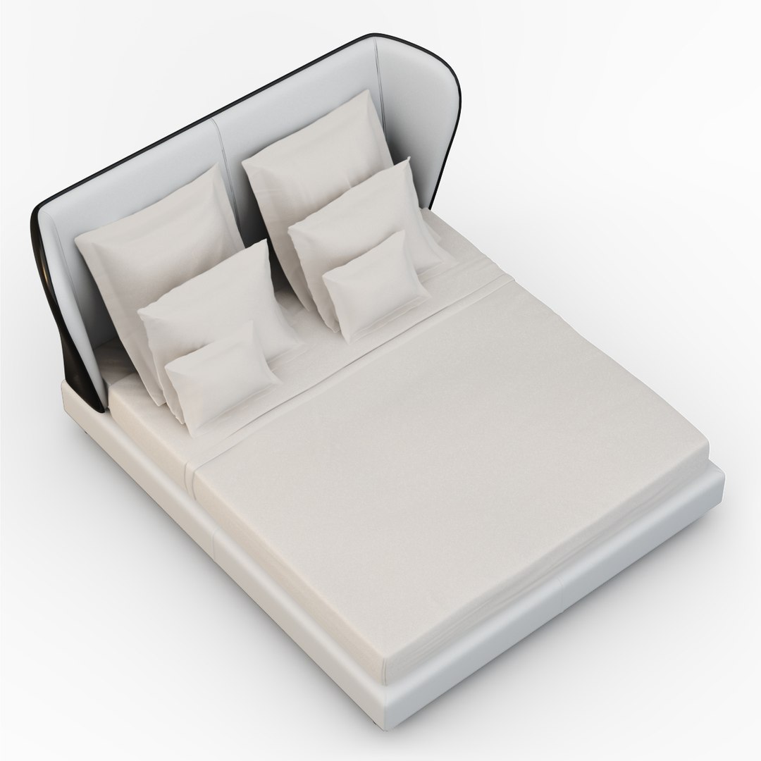 3ds Max Bed Giorgetti Rea