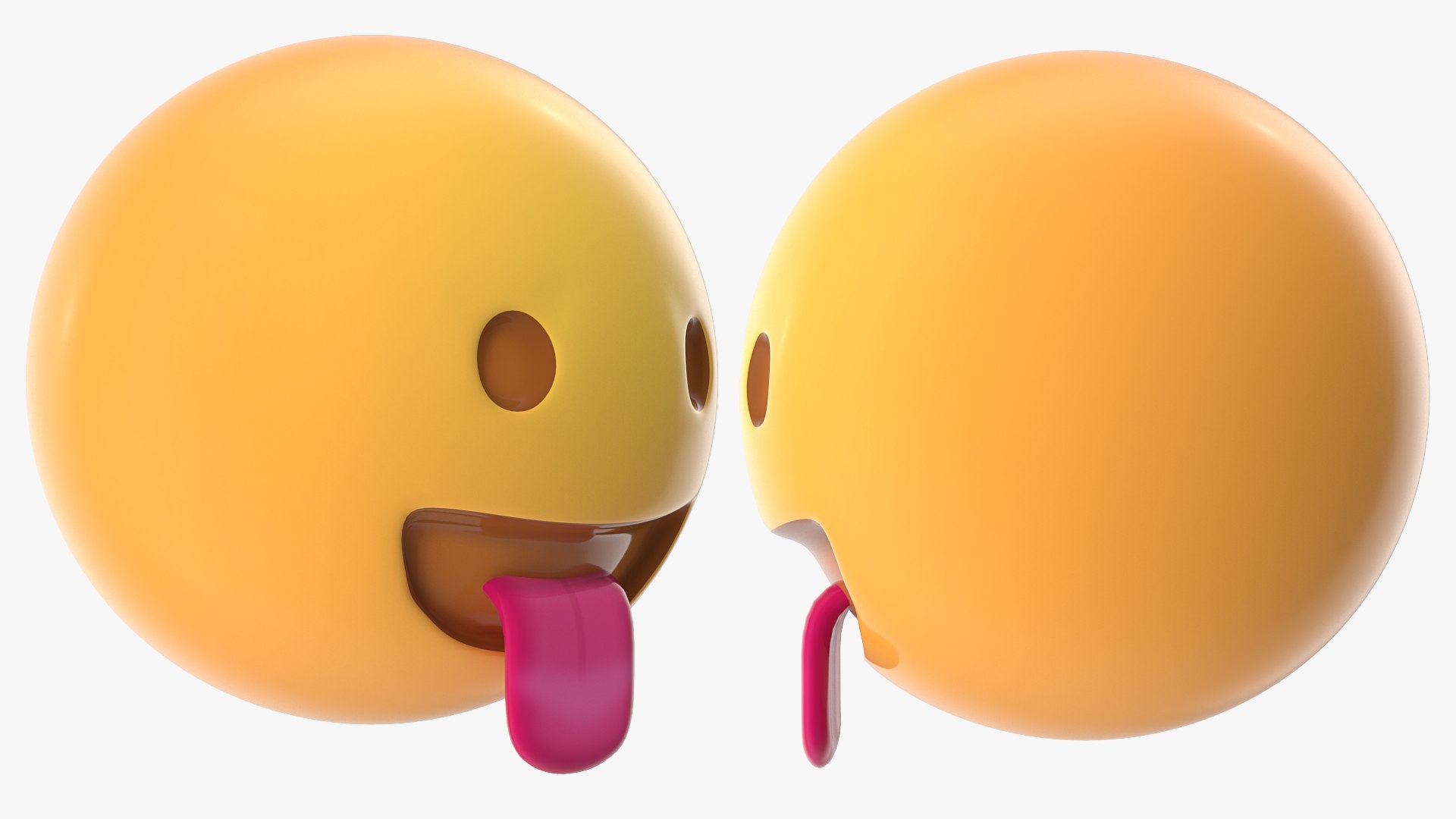 3d Face Stuck Out Tongue Emoji Turbosquid 1530395