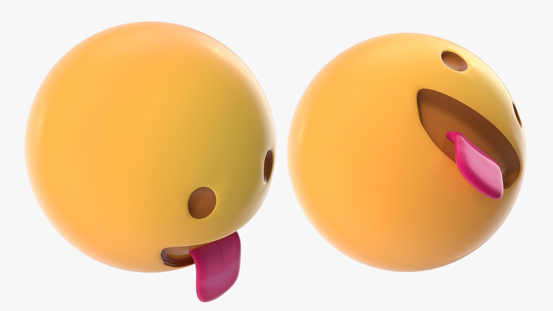 3d Face Stuck Out Tongue Emoji Turbosquid 1530395