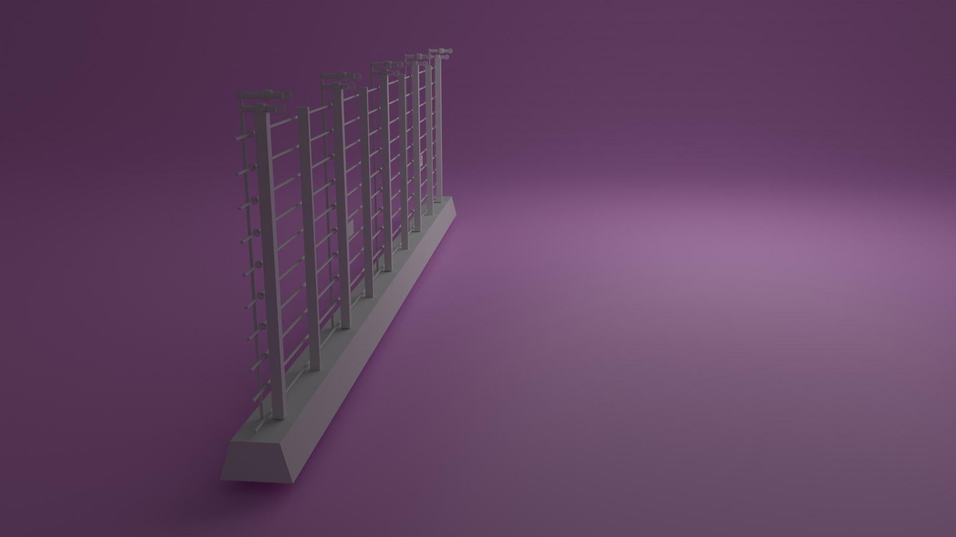 Jurassic Park Tyrannosaurs Rex Fence 3D Model - TurboSquid 1735106