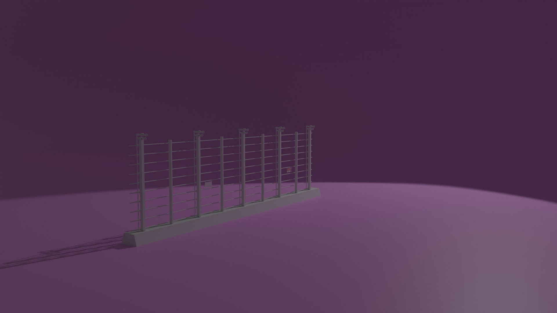 Jurassic Park Tyrannosaurs Rex Fence 3D Model - TurboSquid 1735106