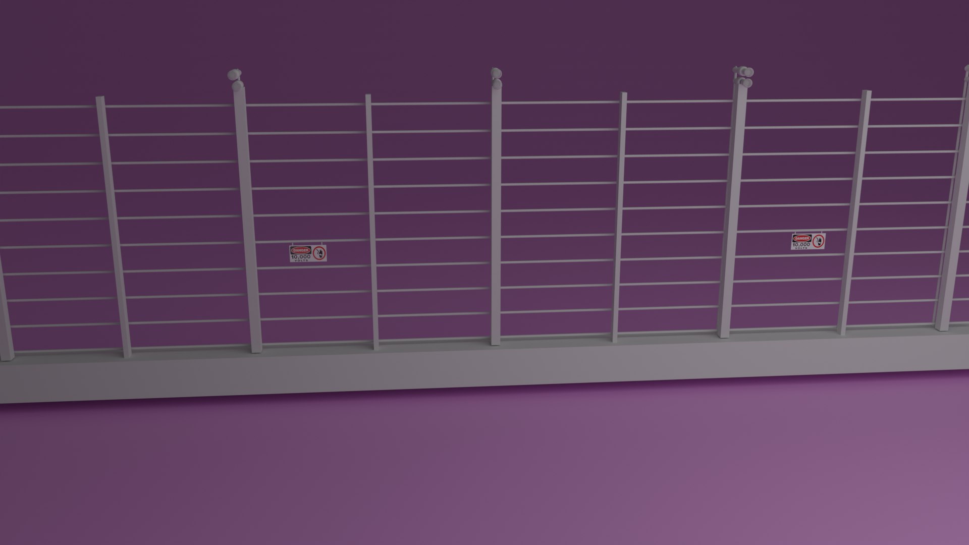 Jurassic Park Tyrannosaurs Rex Fence 3D Model - TurboSquid 1735106