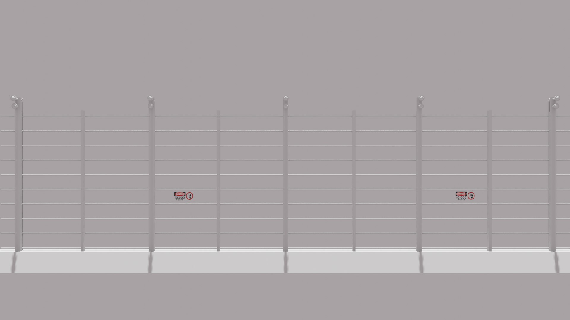 Jurassic Park Tyrannosaurs Rex Fence 3D Model - TurboSquid 1735106