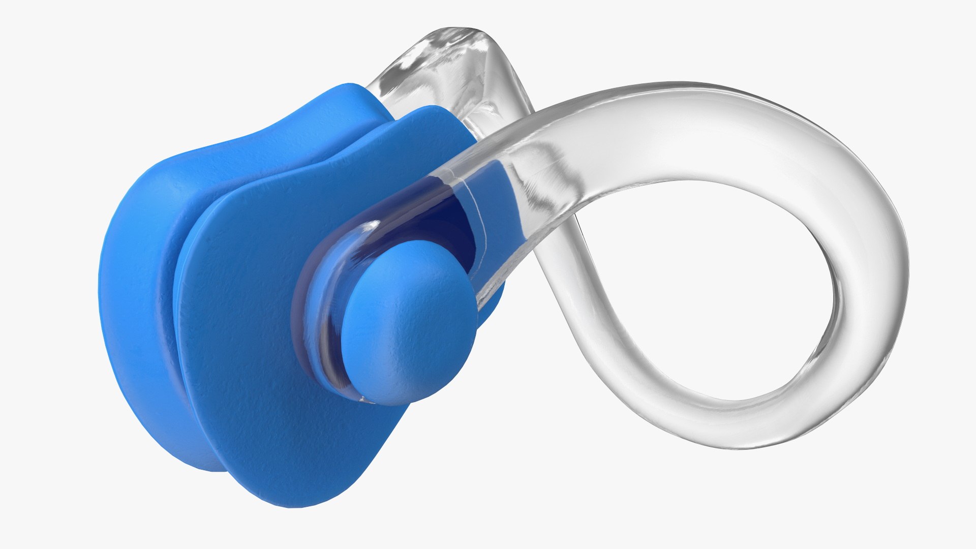 Swimming Nose Clip Blue Model - TurboSquid 2382539